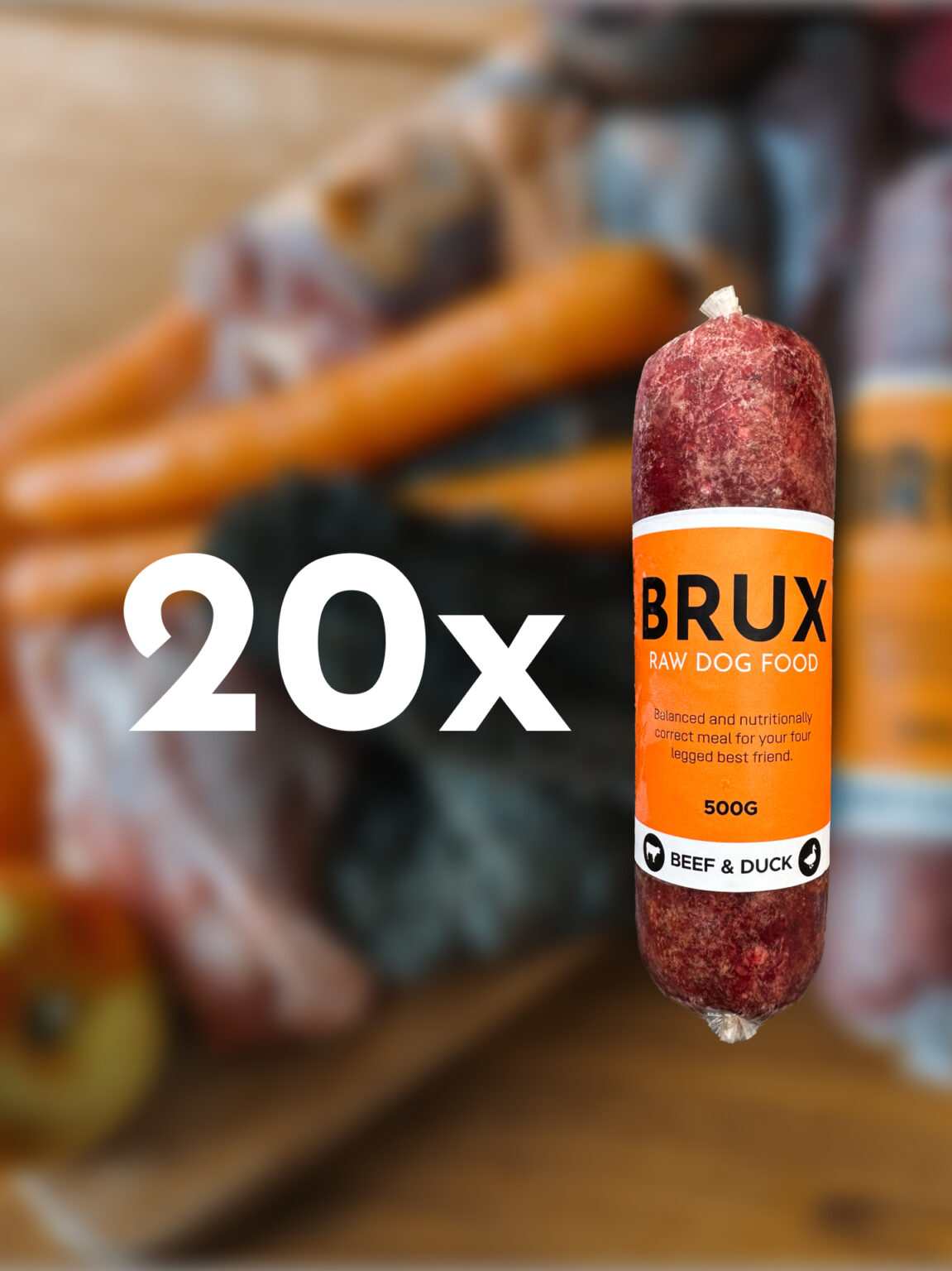 BRUX koerte toortoit - lihtsalt sulata ja serveeri!
